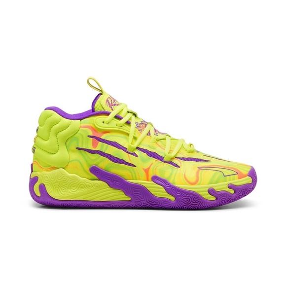 Puma | Shoes | Puma Lamelo Ball Mb3 Spark 3798980 Mens Green Athletic ...